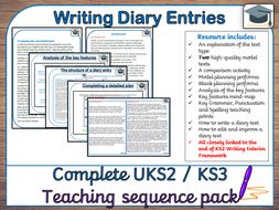Complete Diary Entry teaching sequence (UKS2 / KS3) | Teaching Resources