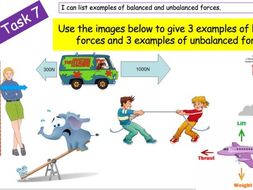 KS3 Forces Marking Sticker and Feedback | Teaching Resources