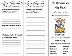 The Princess and the Pizza Trifold - Wonders 4th Grade Unit 1 Week 1 ...
