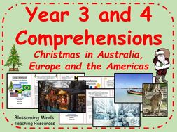 Christmas around the world - Comprehension bundle - Year 3 and 4 ...