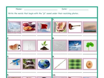 Phonics Consonant Blends BL-CL-FL-GL-PL 5 Worksheet Bundle | Teaching ...