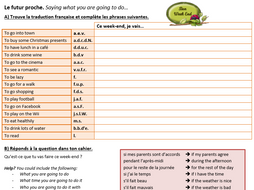 Le week-end prochain | Teaching Resources