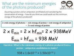 Particles and Antiparticles - Antimatter | Teaching Resources