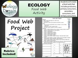 Ecology: Food Web Project | Teaching Resources