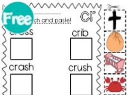 Consonant blends br and cr picture sort | Teaching Resources