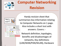 Computing revision - Computer Networking | Teaching Resources