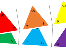 FACT FAMILY TRIANGLES | Teaching Resources