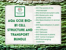 B1 Cell structure and transport bundle (AQA 9-1 GCSE Biology ...