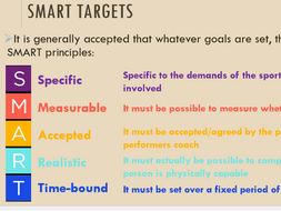 3.2.1.2 The use of goal setting and SMART targets to improve and ...