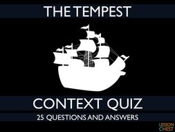 The Tempest Quiz | Teaching Resources