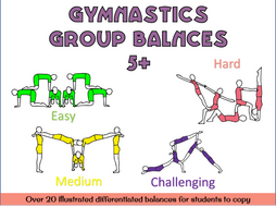 Gymnastics group balances 5+ | Teaching Resources