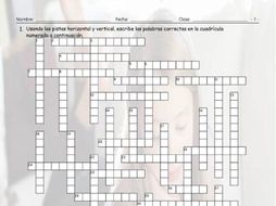 Present Continuous Tense Interactive Spanish Crossword-Google Apps ...