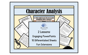Character Analysis - 2 Lessons - Holes by Louis Sachar -10 ...
