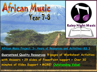 Year 7 Music Bundle by rainynightmusic | Teaching Resources