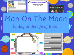 Man On The Moon Letter Writing Frame | Teaching Resources
