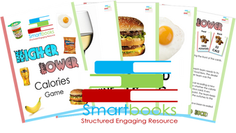 Functional Skills - Healthy Eating - Higher Lower Calorie Game by ...