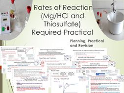 Rates of Reaction Required Practical Mg/HCl and Thiosulfate AQA Lesson ...