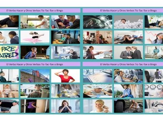 Verb Hacer 6 Spanish Photo Game Bundle | Teaching Resources