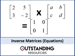 Matrices 5 - Finding an Inverse Matrix (using Simultaneous Equations ...
