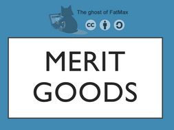 Merit Goods | Teaching Resources
