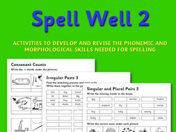 SPELL WELL 2 | Teaching Resources