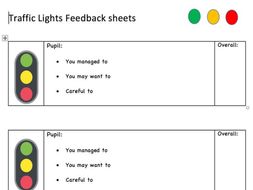 Traffic Light Worksheet For Kindergarten | Shelly Lighting