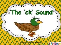 The 'ck' Sound - EYFS | Teaching Resources