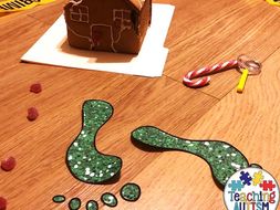 Who Ate the Gingerbread Man's House? Gingerbread Crime Scene | Teaching ...
