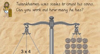 Year 3 Arrays Ancient Egyptian Themed Arrays Session 2 Balancing Scales ...