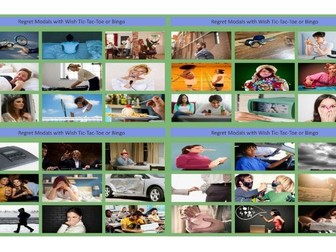 Regret Modals with Wish 6 English Legal Photo Game Bundle | Teaching ...
