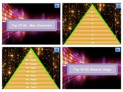 End of term quiz (Top 10/Tenable) | Teaching Resources