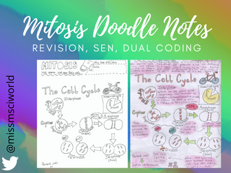 Cell Biology AQA GCSE Doodle Notes | Teaching Resources