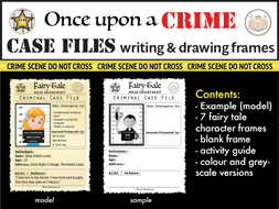 Fairytale Crime Case File Writing Frames | Teaching Resources