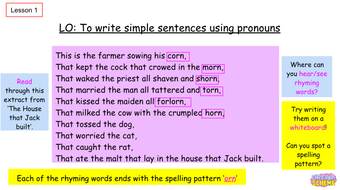 Year 1: Traditional Tales. Week 2 of 2. | Teaching Resources