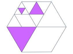 Express the shaded area as a fraction | Teaching Resources