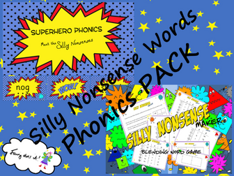 Super Silly Phonics Screen Preparation BUNDLE | Teaching Resources