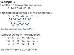 Quadratic Sequences worksheet and powerpoint | Teaching Resources