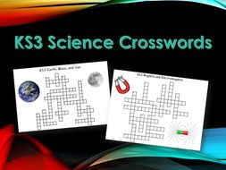 KS3 Science Crosswords with Answers | Teaching Resources