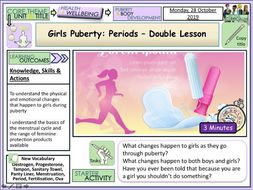 Girls Puberty + Periods | Teaching Resources
