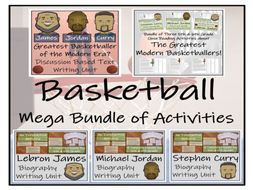 UKS2 Literacy - Famous Basketball Players Reading Comprehension ...
