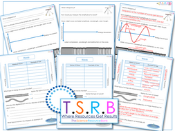 Waves (Transverse and Longitudinal) Worksheets (Inc. Answers ...
