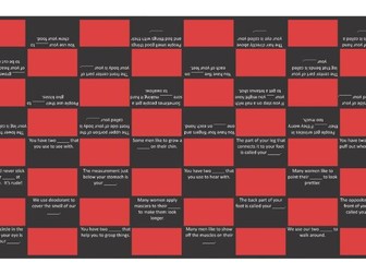 Body Parts 6 English Text Game Bundle | Teaching Resources