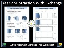 Subtraction : Year 2 Subtraction With Exchange FREE Information Sheet ...