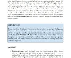 Thomas Hood 'The Song of the Shirt' - Poem Analysis | Teaching Resources