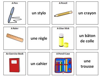 French Vocabulary Card Sorts | Teaching Resources