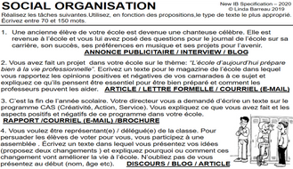 IB French Ab Initio - Paper 1 Writing exam practice (new specification ...