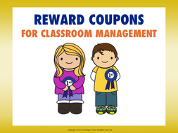 Reward Coupons- Freebie | Teaching Resources