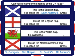 Identifying the flags of the United Kingdom - KS1/KS2 | Teaching Resources