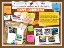 Library Poster - Dav Pilkey Author Of Captain Underpants Graphic Novels ...