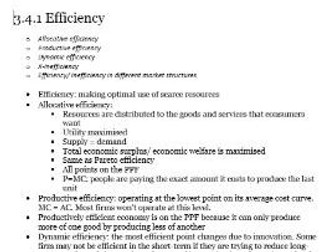 Edexcel Economics A-level Unit 3 Microeconomics: All the revision notes ...